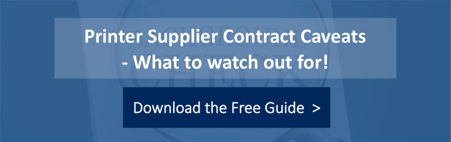 Printer Supplier Contracts - The Top Things to Watch Out For!